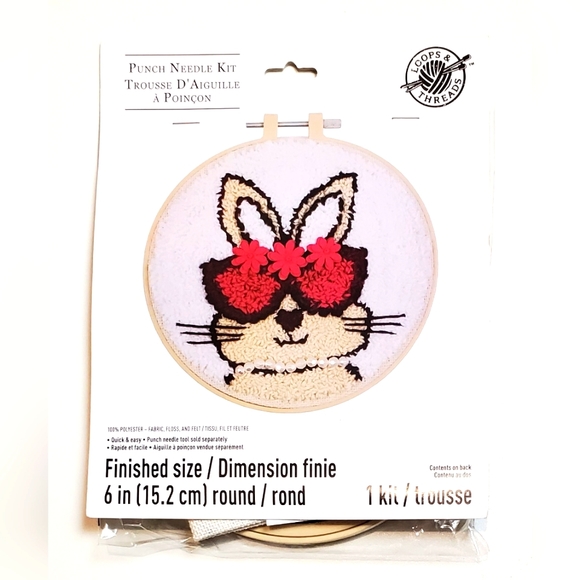 Art | Punch Needle Kit Sassy Bunny | Poshmark